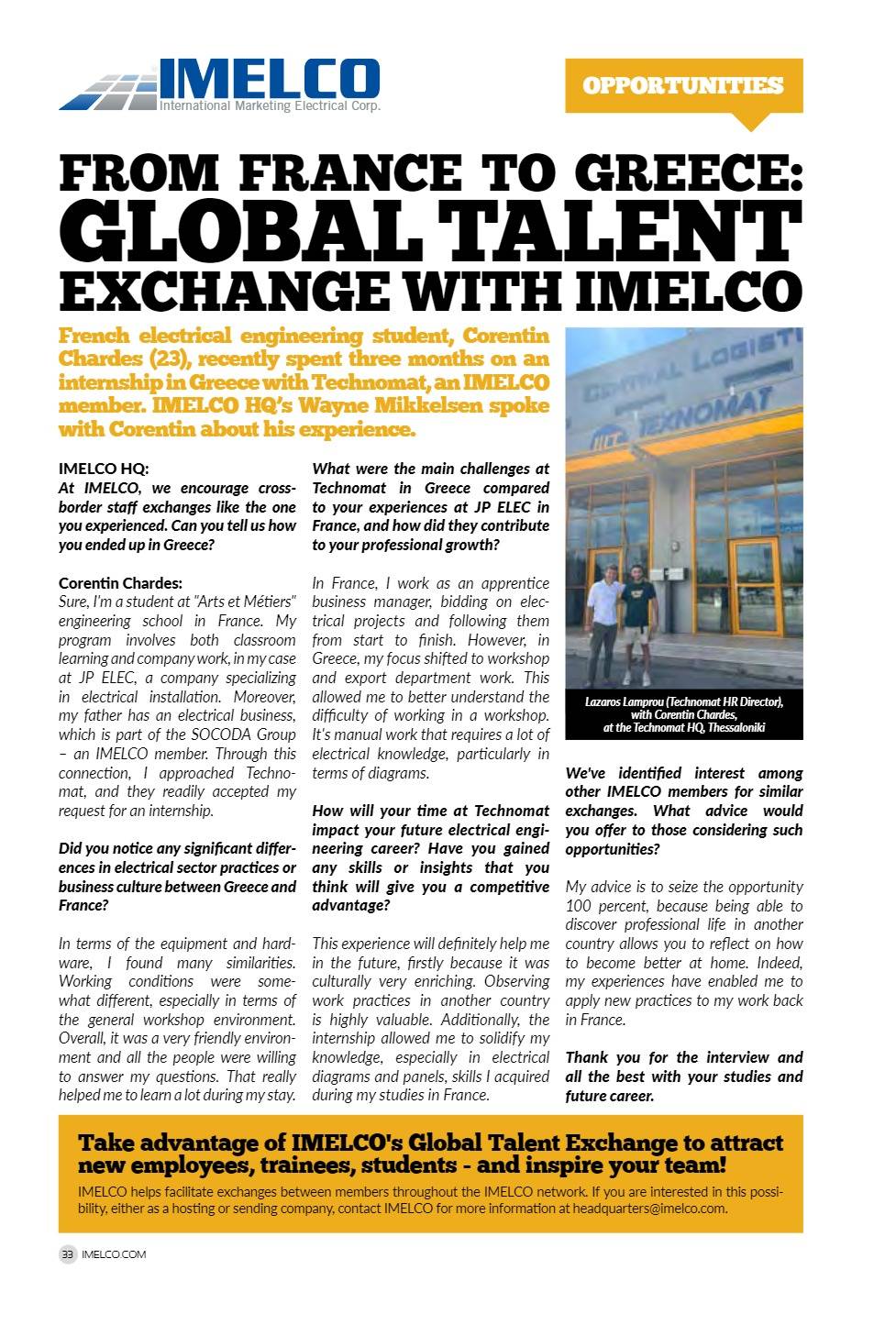 Global Circuit - IMELCO, the worldwide largest cooperation of ...