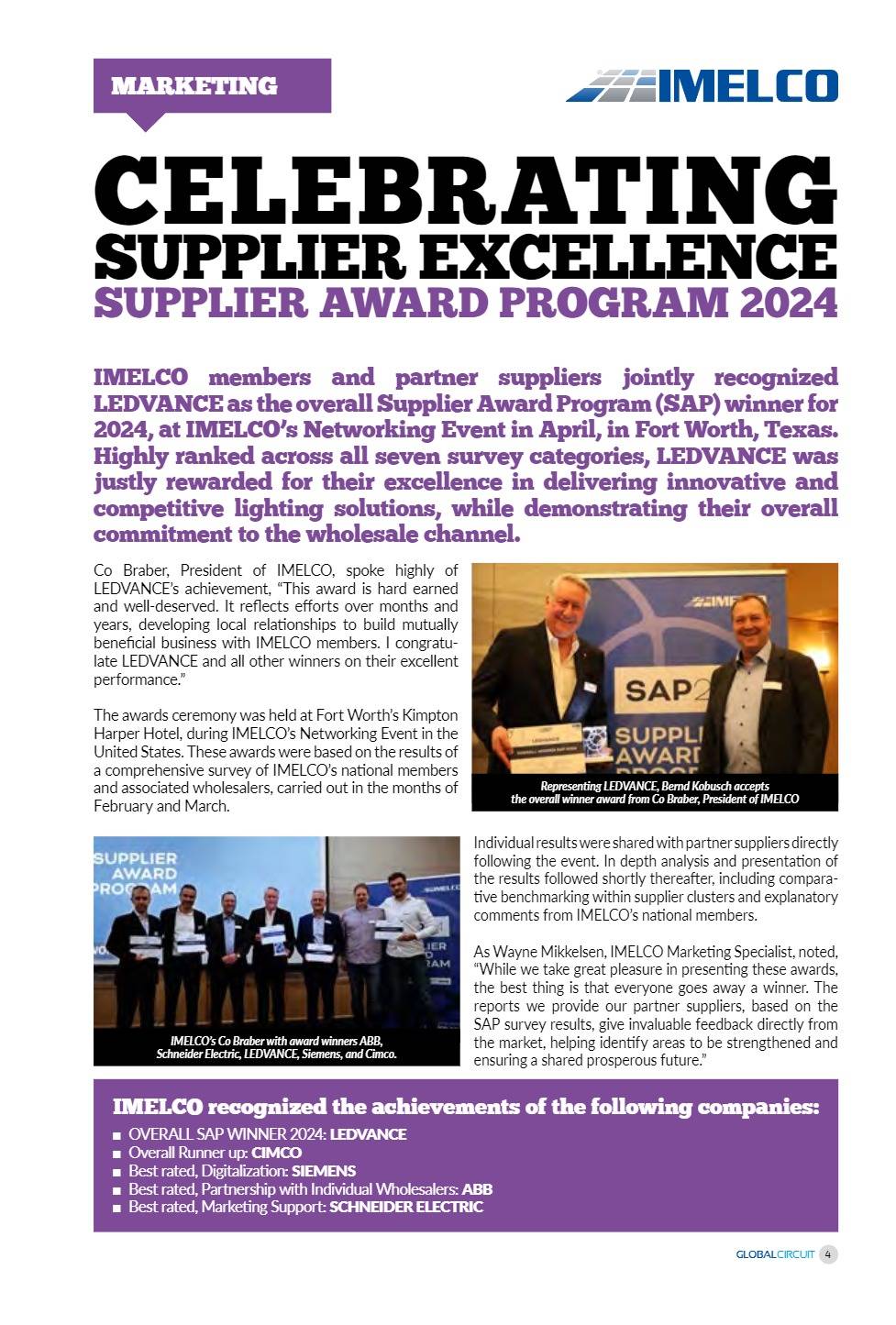 Global Circuit - IMELCO, the worldwide largest cooperation of ...