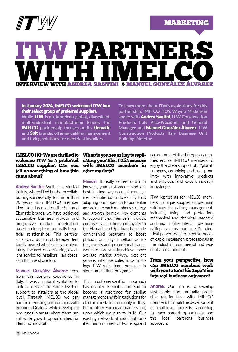 Global Circuit - IMELCO, the worldwide largest cooperation of ...